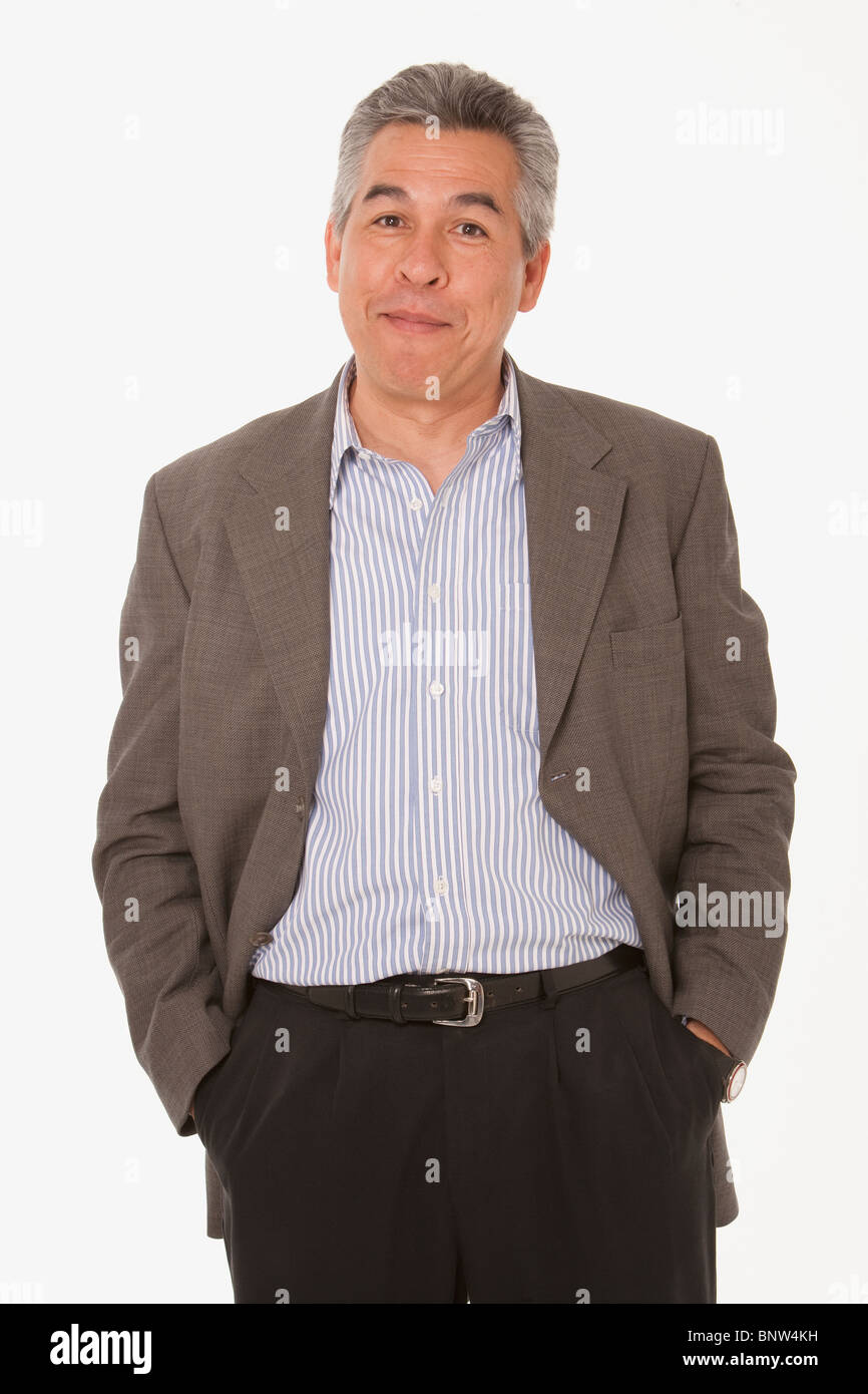 Business portraits grey background hi-res stock photography and images ...