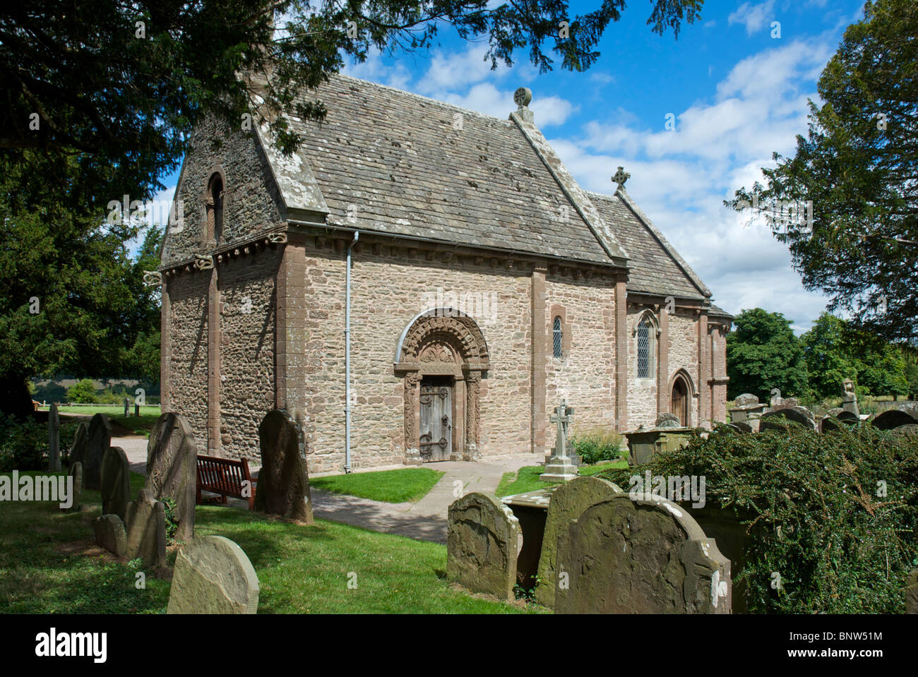 Kilpeck Church, Herefordshire, England UK Stock Photo - Alamy