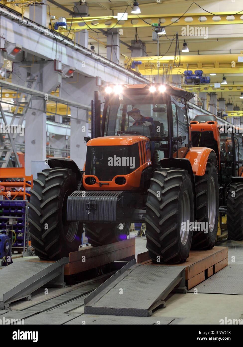 Tractor production line hi-res stock photography and images - Alamy