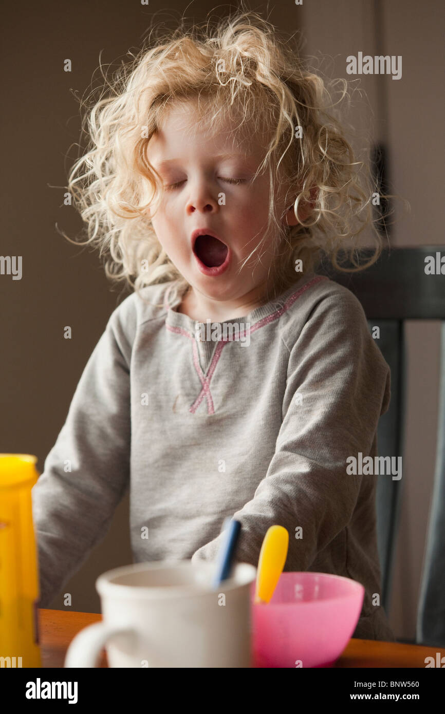 Yawning Toddler