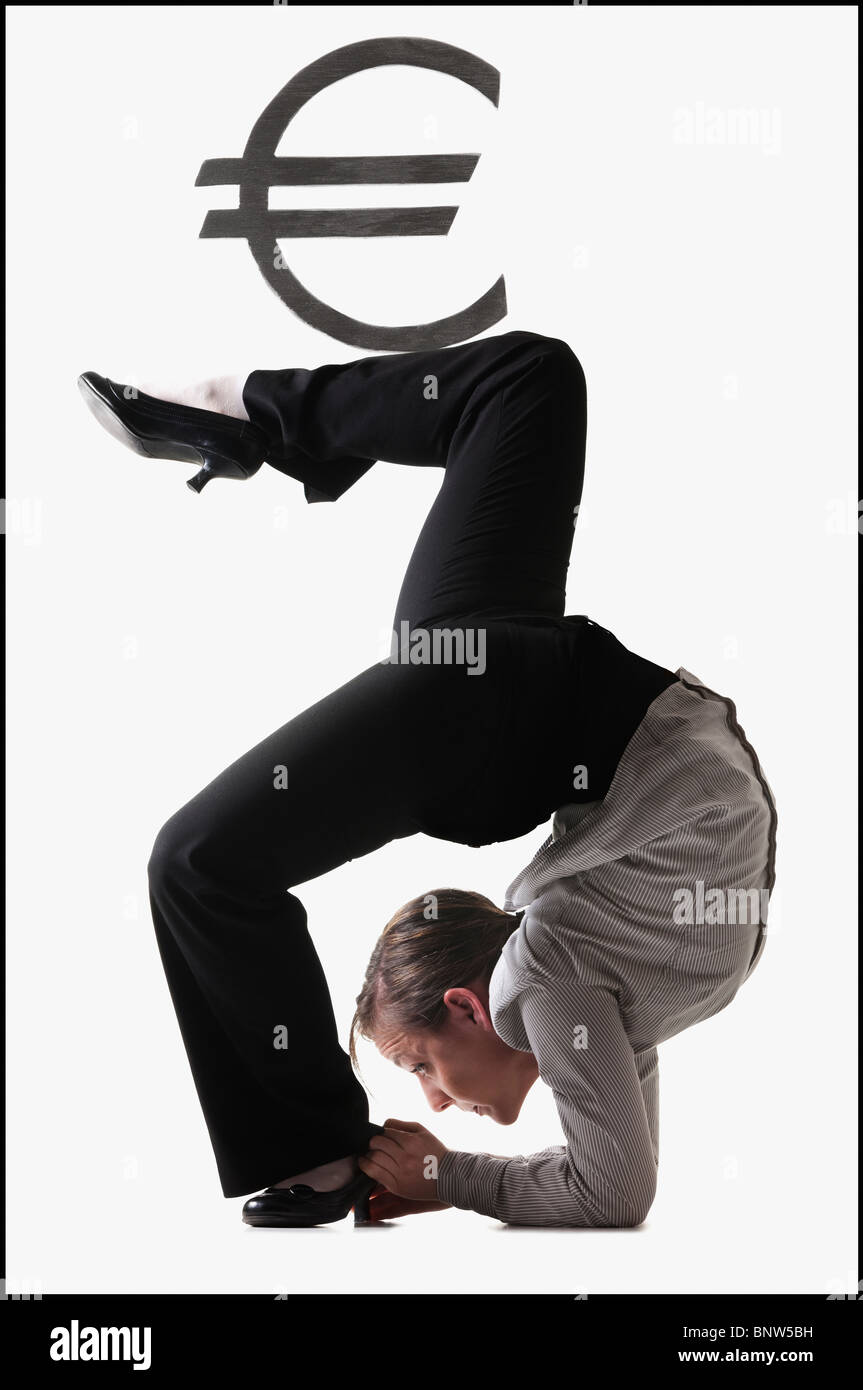 Female contortionist back bend hi-res stock photography and images - Alamy