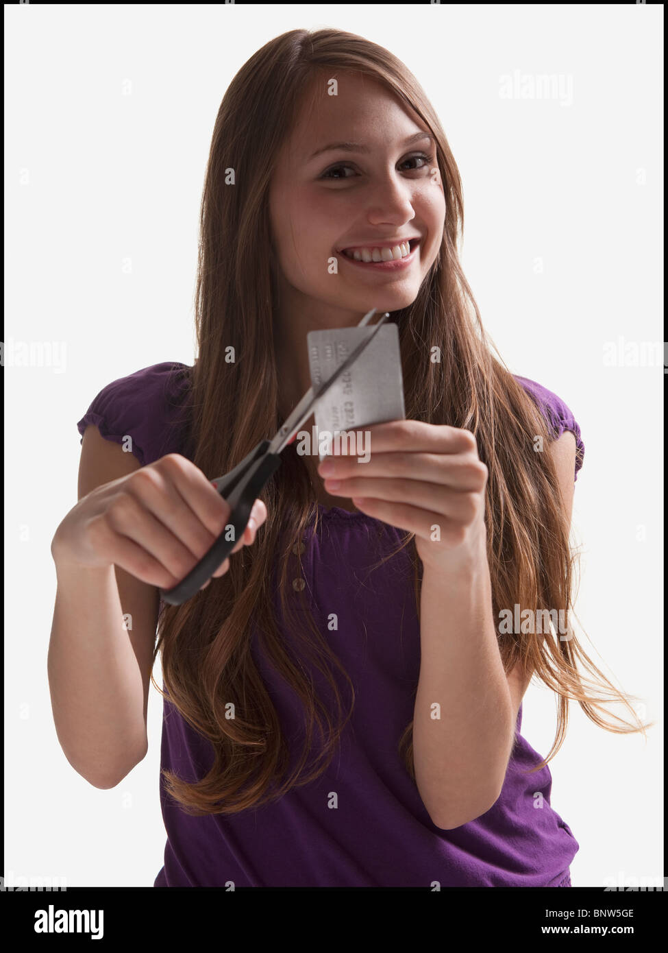 Cutting up credit cards hi-res stock photography and images - Alamy