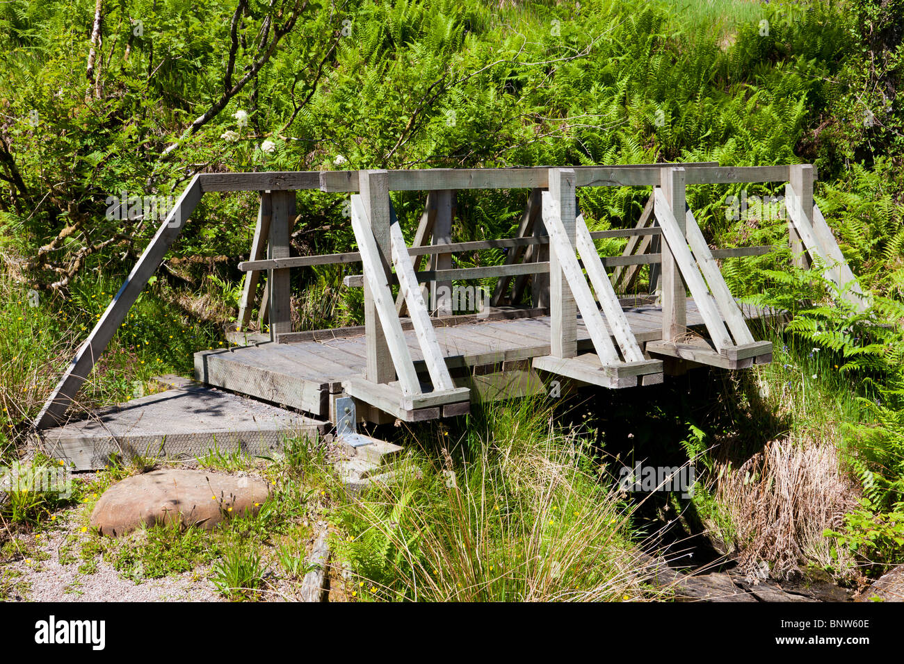 Crossing footbridge hi-res stock photography and images - Alamy