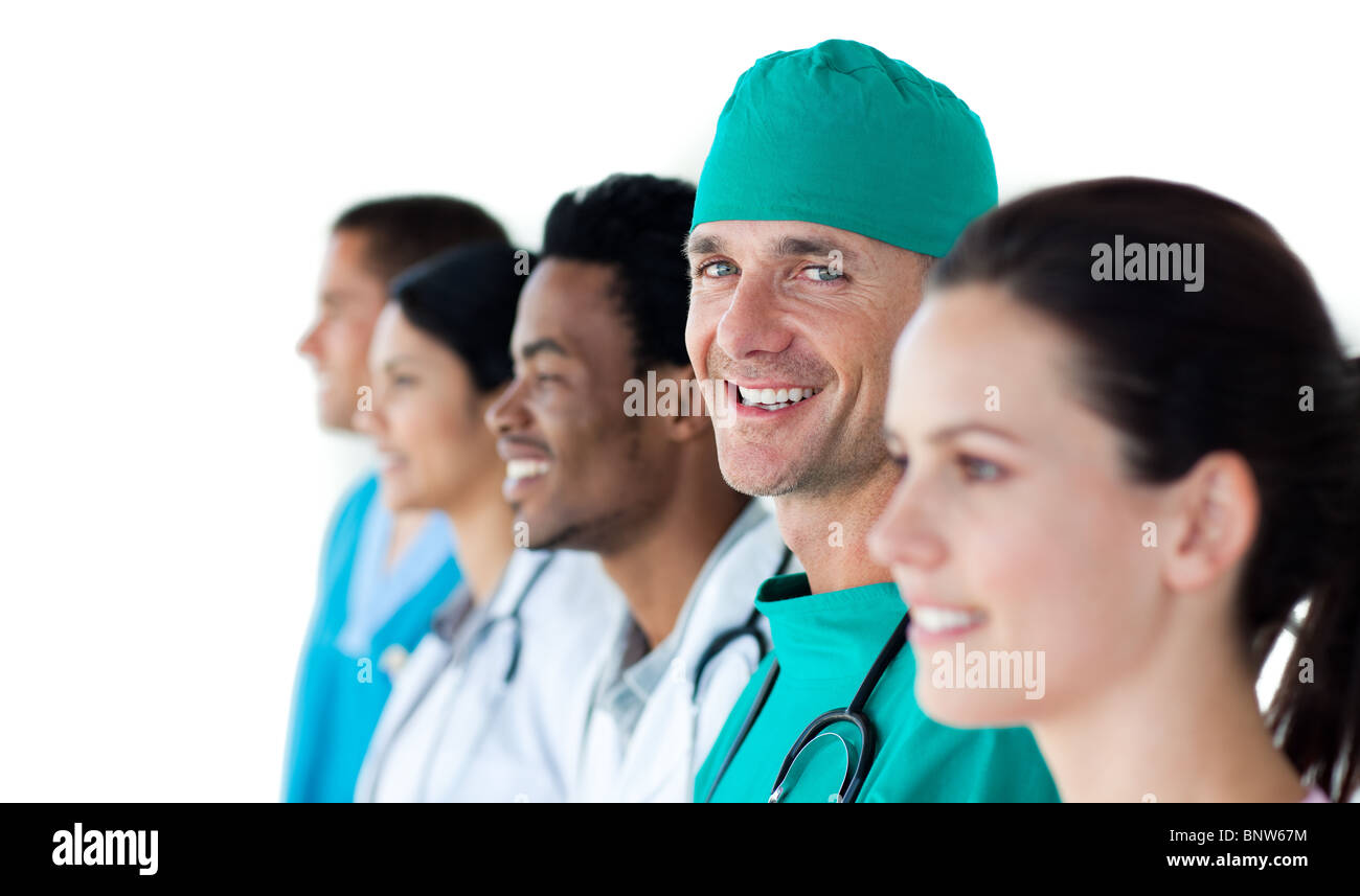 A diverse medical team standing together Stock Photo - Alamy