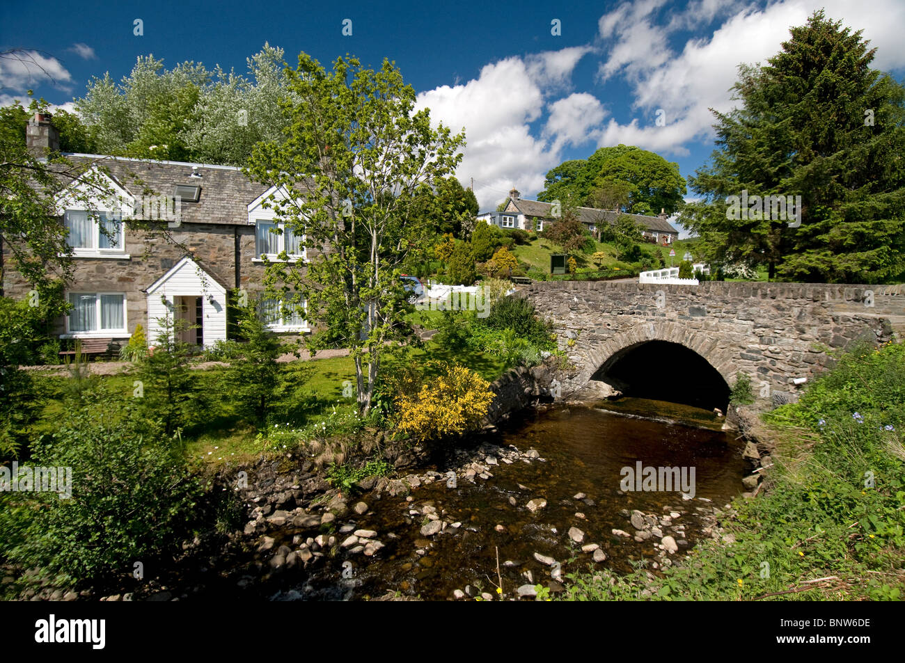 Milton of Edradour, Pitlochry, Perthshire, Tayside. Scotland. SCO 6206 ...