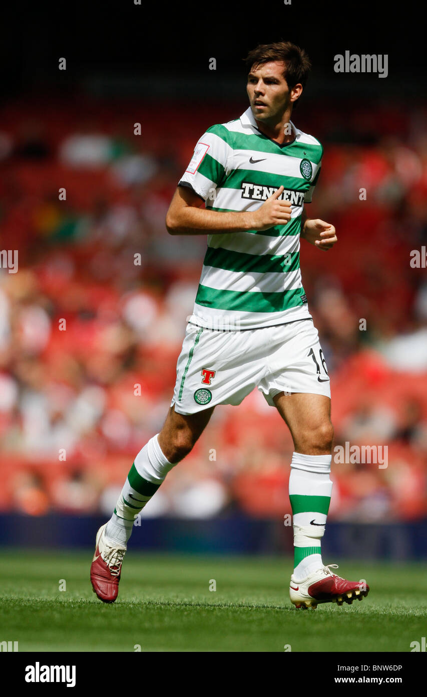 JOE LEDLEY GLASGOW CELTIC FC EMIRATES STADIUM LONDON ENGLAND 31 July ...
