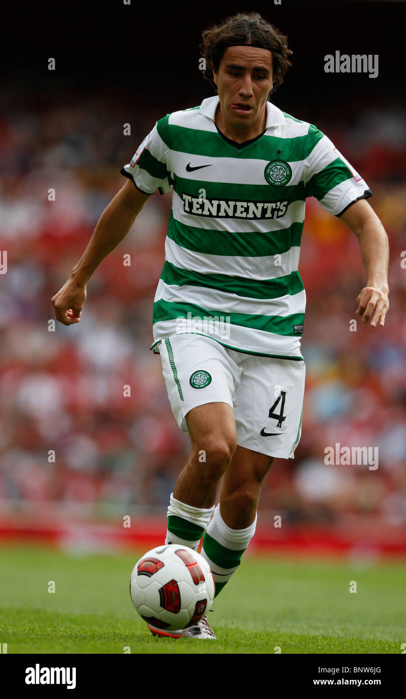 EFRAIN JUAREZ GLASGOW CELTIC FC EMIRATES STADIUM LONDON ENGLAND 31 July ...