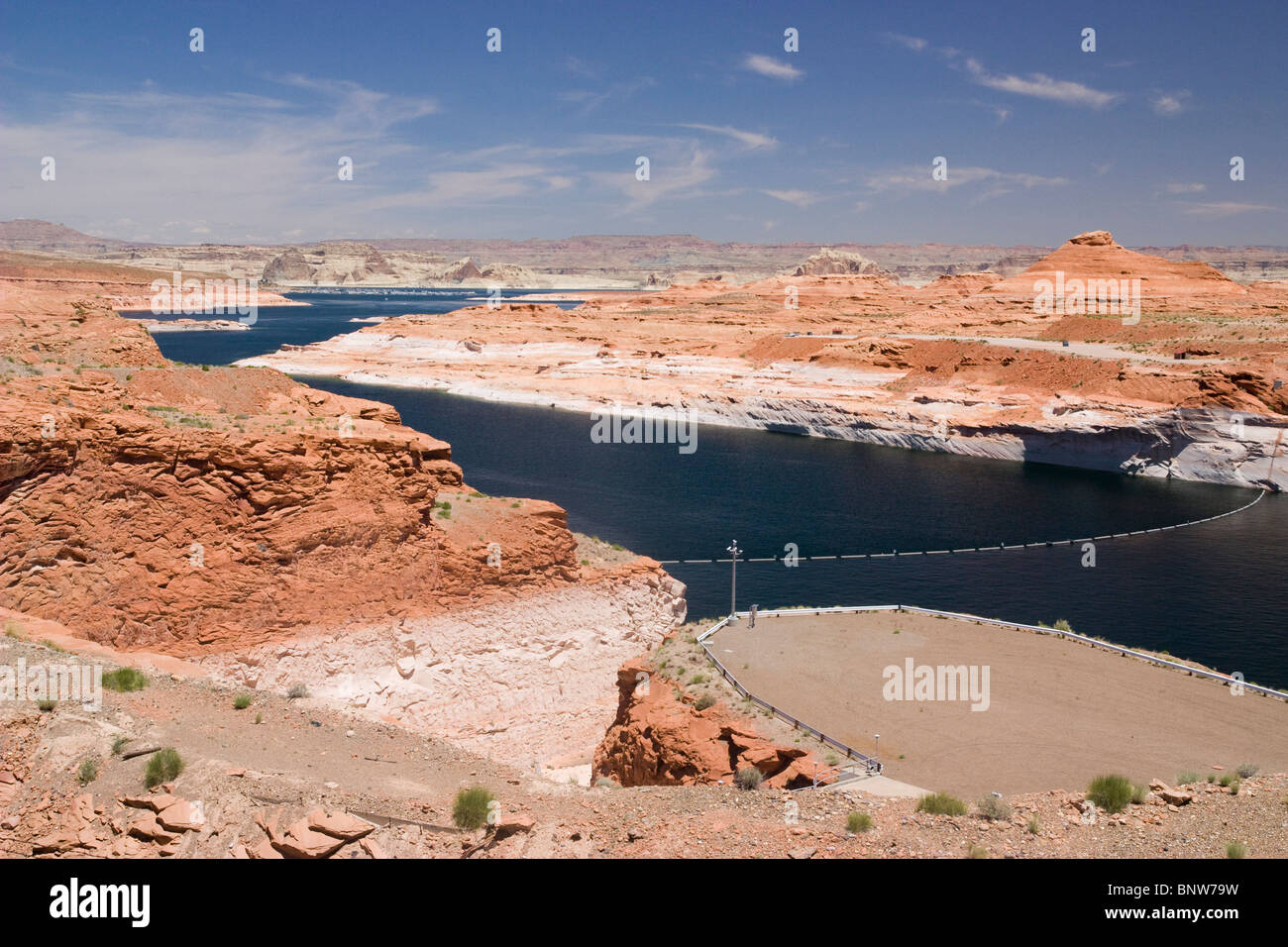 Tha amazing dam on the colorado river in Page Stock Photo - Alamy