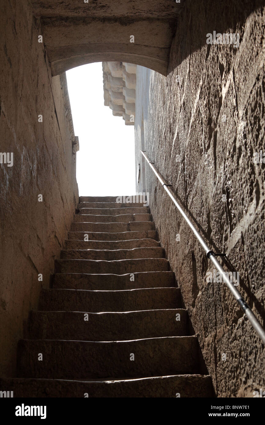 Medieval staircase hi-res stock photography and images - Alamy