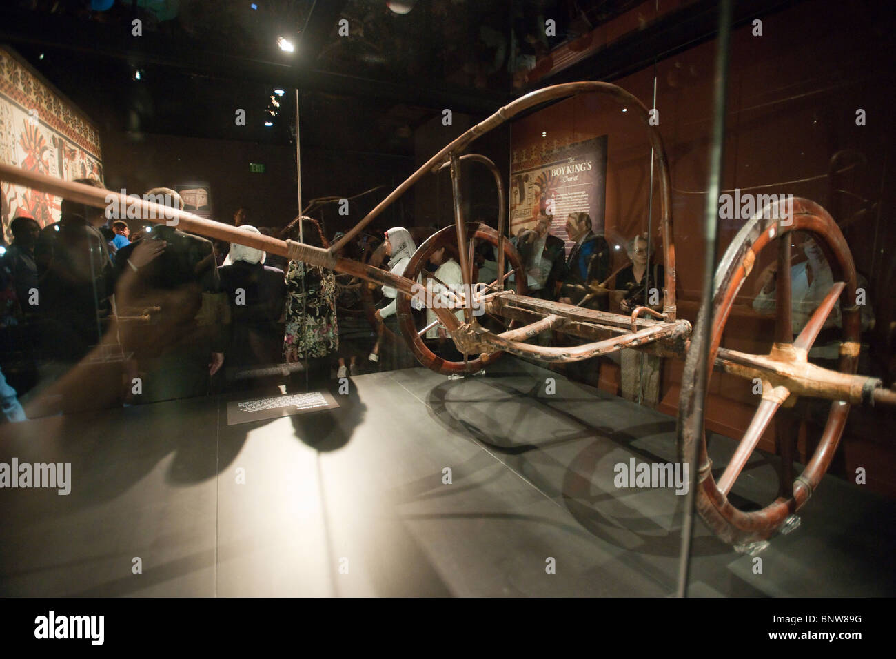 King Tut's chariot is unveiled and joins the "Tutankhaman and the ...