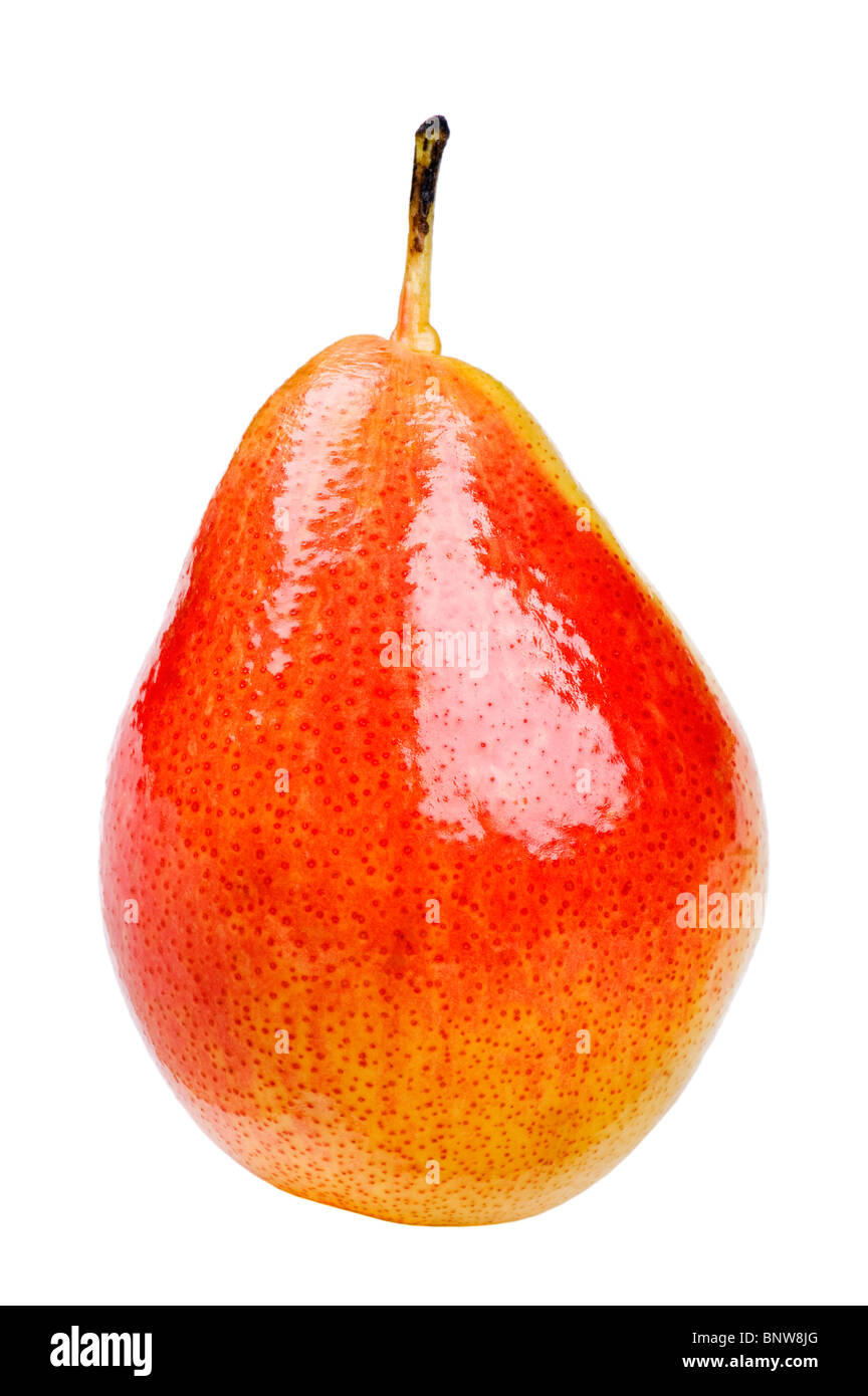 object on white - food apple close up Stock Photo - Alamy