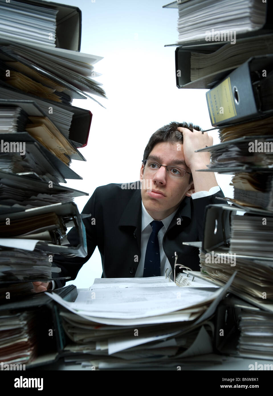 Lawyer paperwork pile hi-res stock photography and images - Alamy