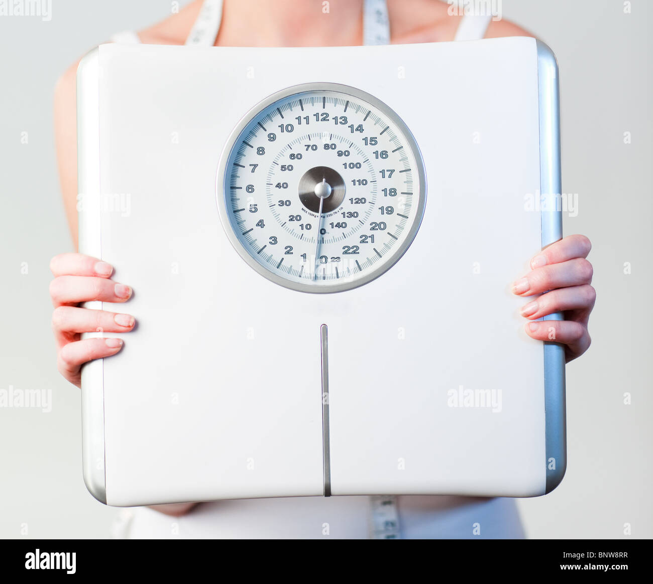 Girl on scales hi-res stock photography and images - Alamy