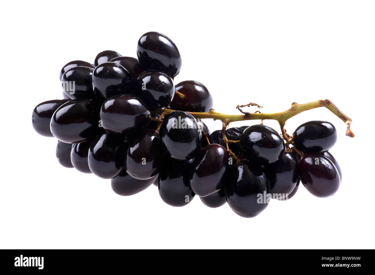 object on white - food grapes close up Stock Photo - Alamy