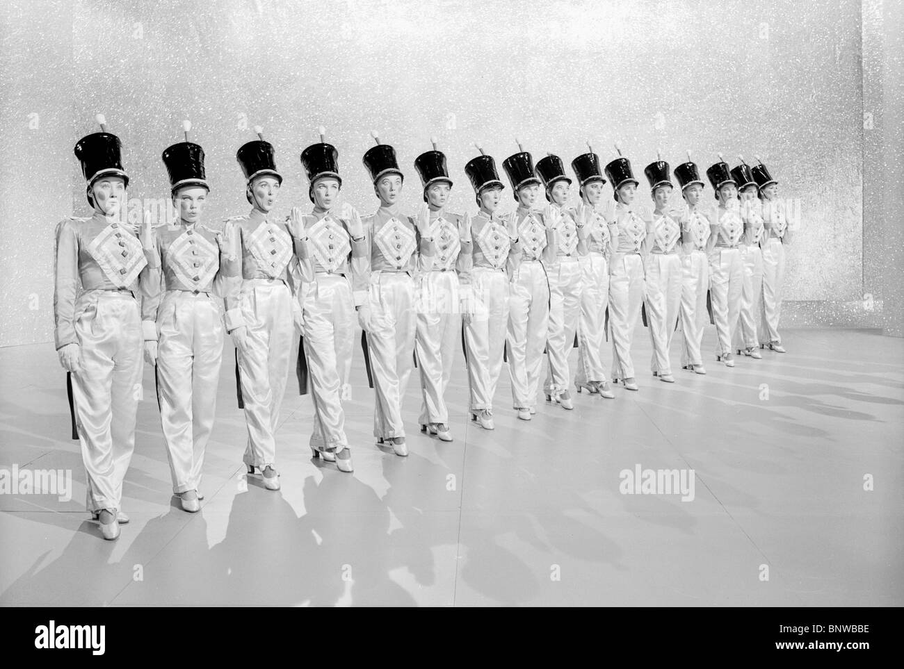 Female soldier dancers Black and White Stock Photos & Images - Alamy