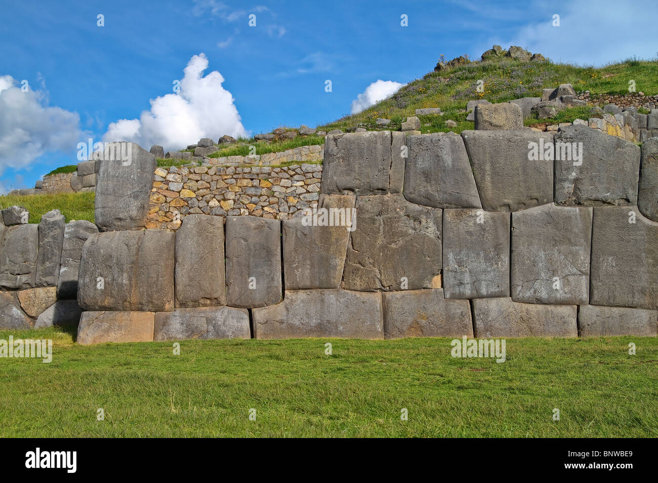Views of the ruins of Sacsayhuaman in Cusco, Peru Stock Photo - Alamy