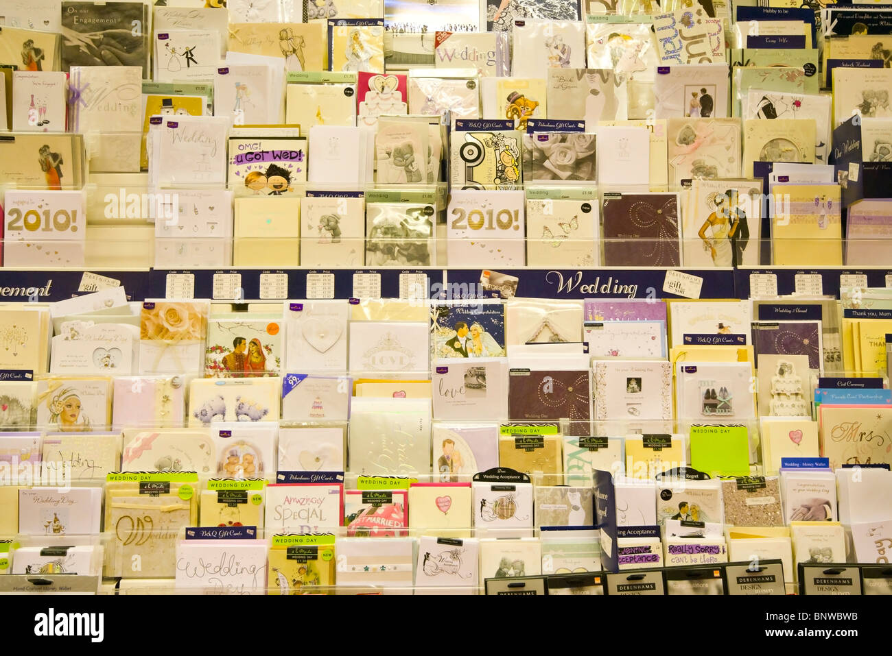 Greetings Cards Display Stock Photo - Alamy