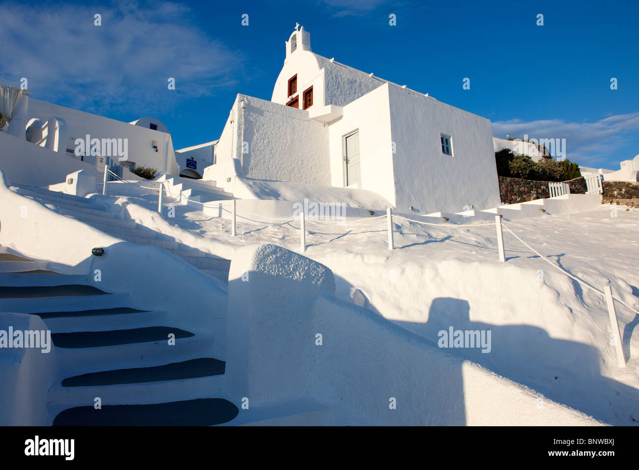 Oia, ( Ia ) Santorini - Byzantine Orthodax churches, - Greek Cyclades ...
