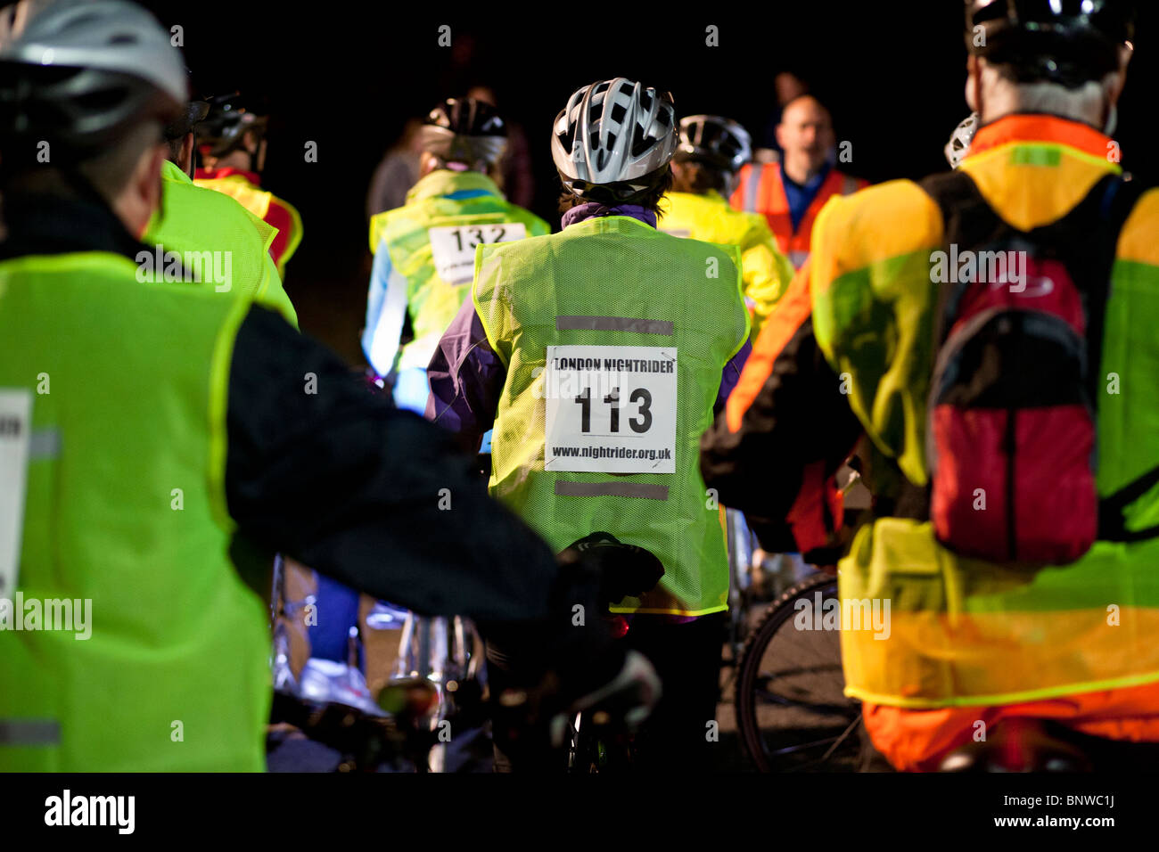 London Night Rider Stock Photo - Alamy