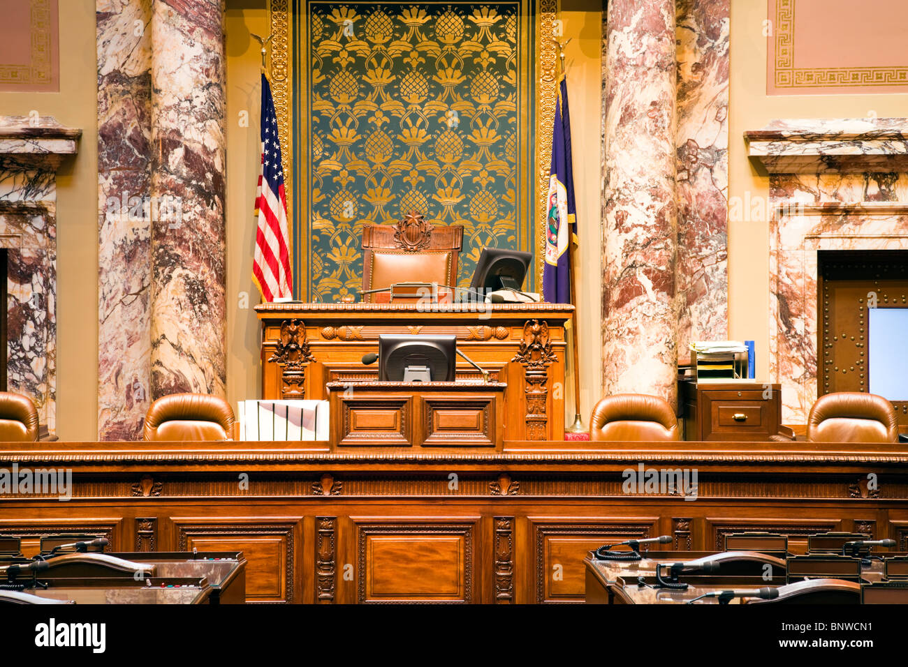 Senate of Minnesota in State Capitol of Minnesota Stock Photo - Alamy
