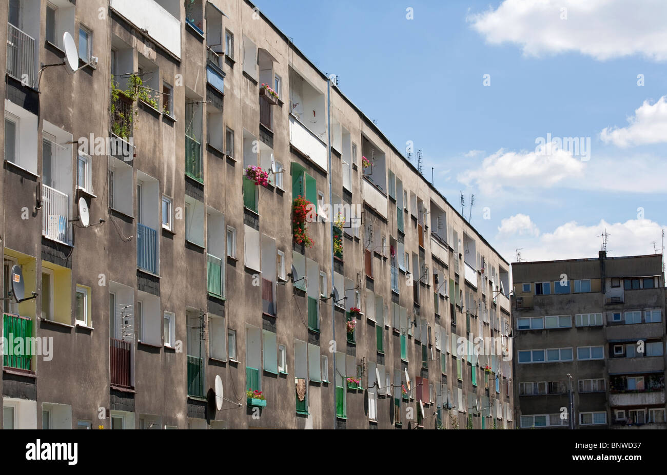 Block flats poland hi-res stock photography and images - Alamy