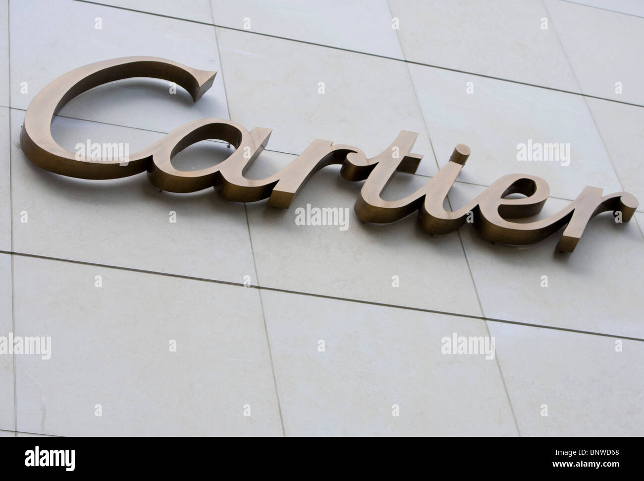 Cartier store logo hi-res stock photography and images - Alamy