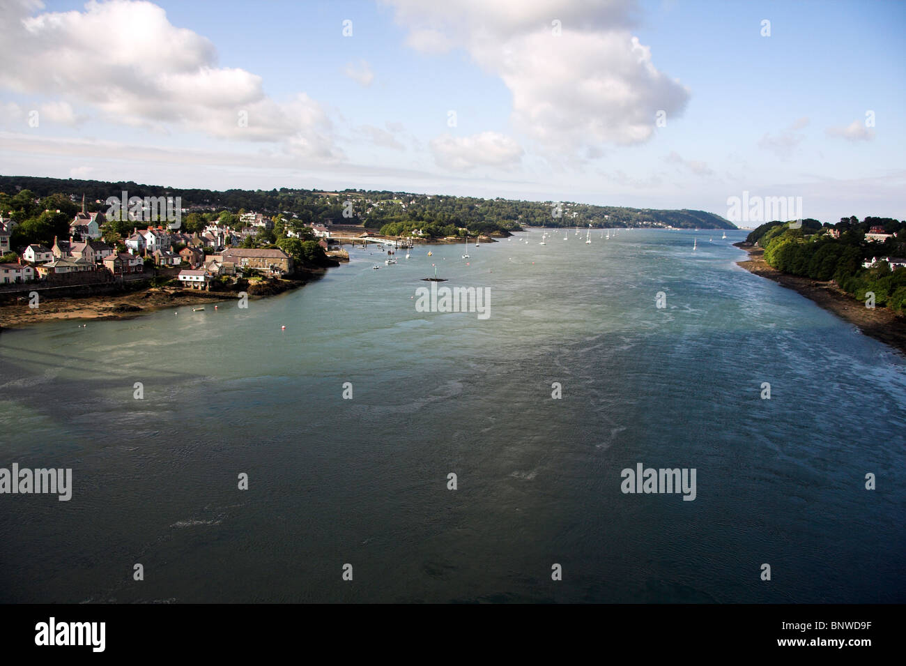 Menai bridge from viewpoint hi-res stock photography and images - Alamy