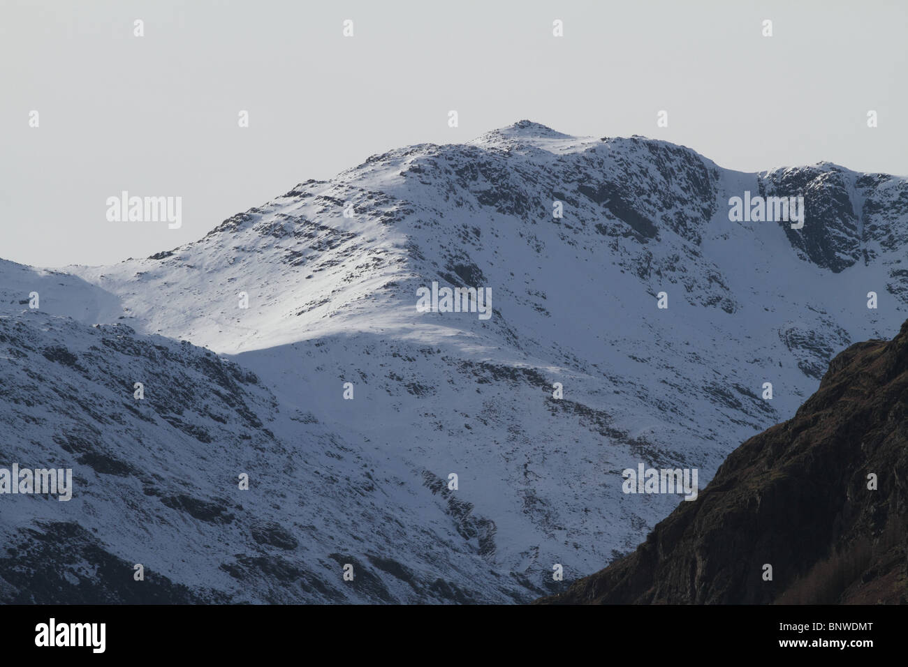 Bowfell, English Lake District Winter View Stock Photo - Alamy