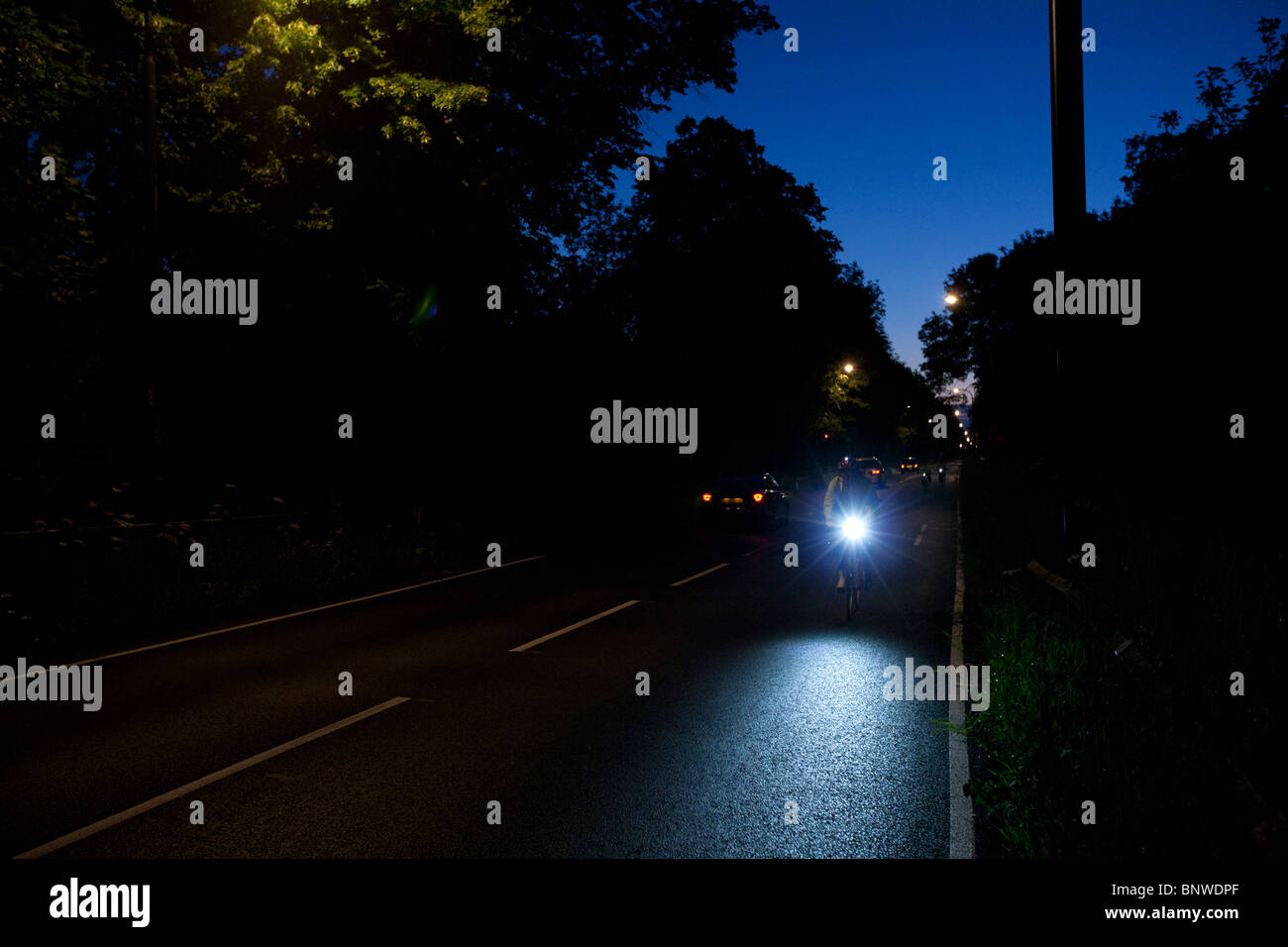 London Night Rider Stock Photo - Alamy