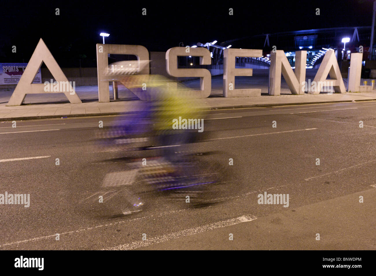 London Night Rider Stock Photo - Alamy
