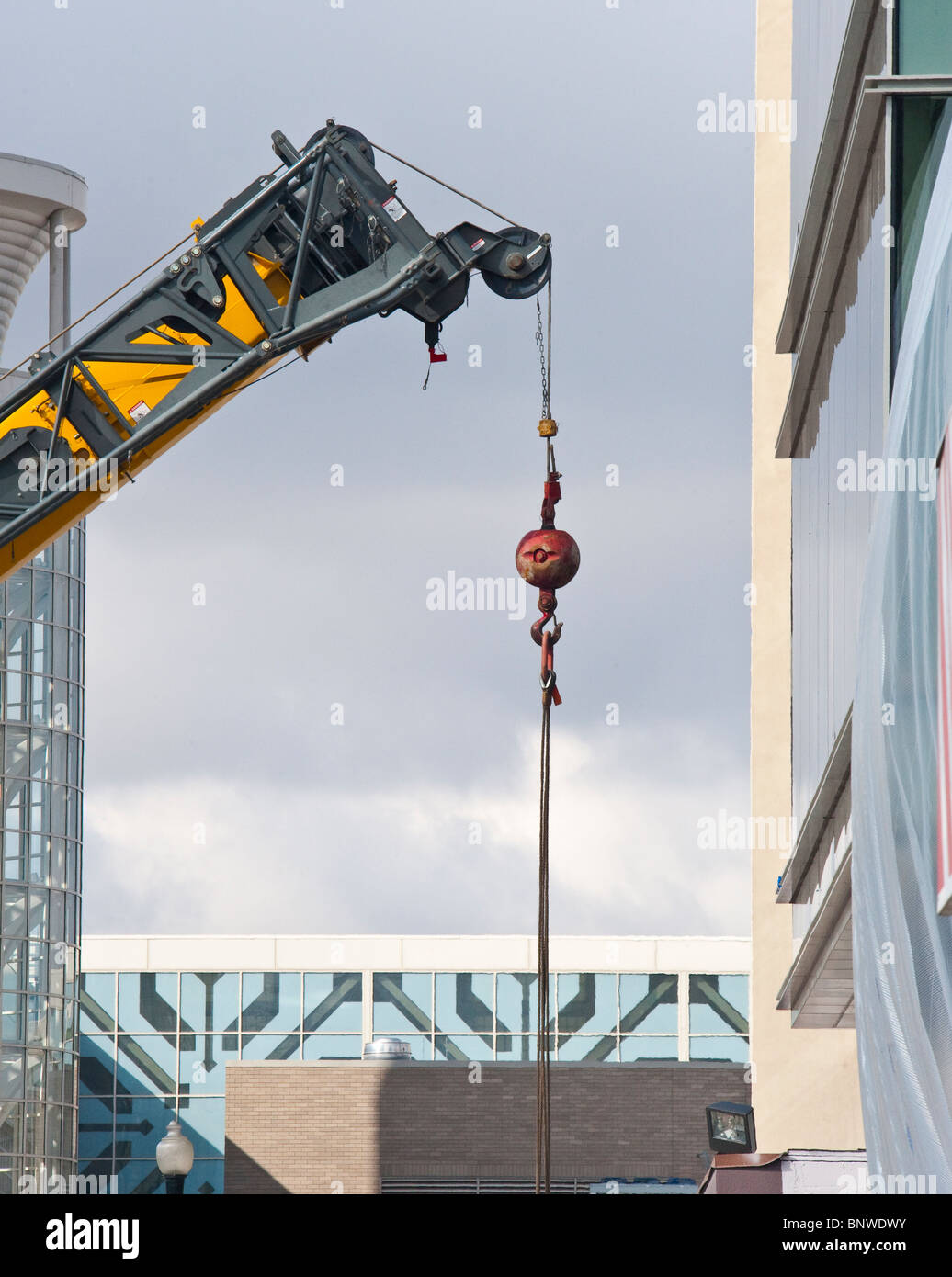 Tower crane boom hi-res stock photography and images - Alamy