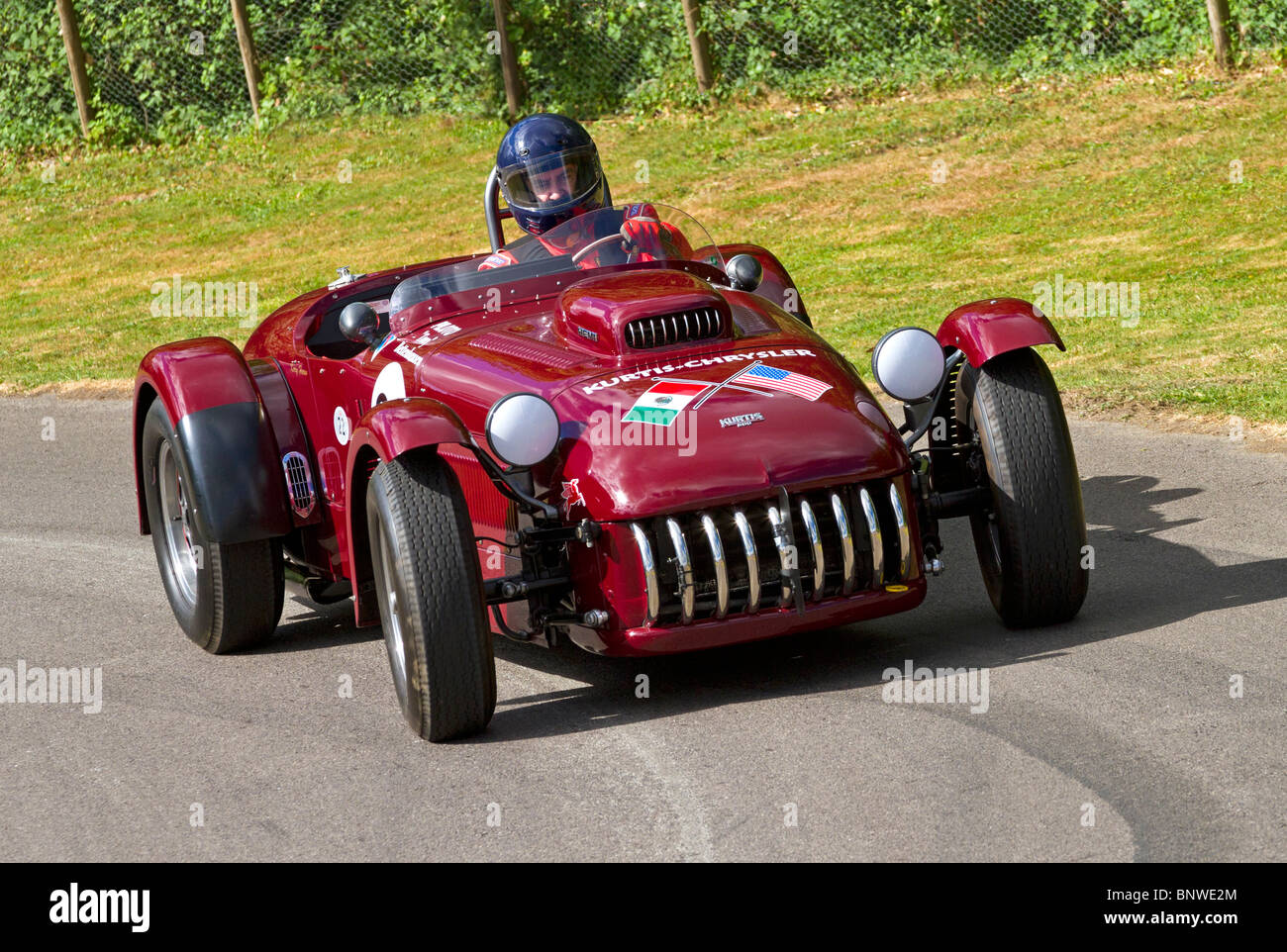 1953 Kurtis-Chrysler 500S with driver Kerry Horan at the 2010 Goodwood ...