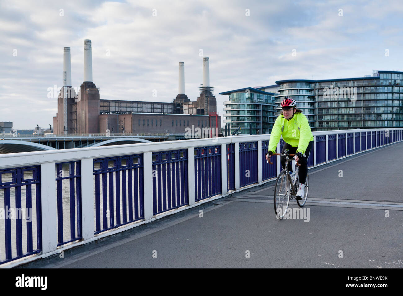 London Night Rider Stock Photo - Alamy