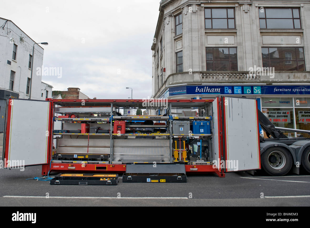Emergency services including Police, Fire and Ambulance Services attend ...