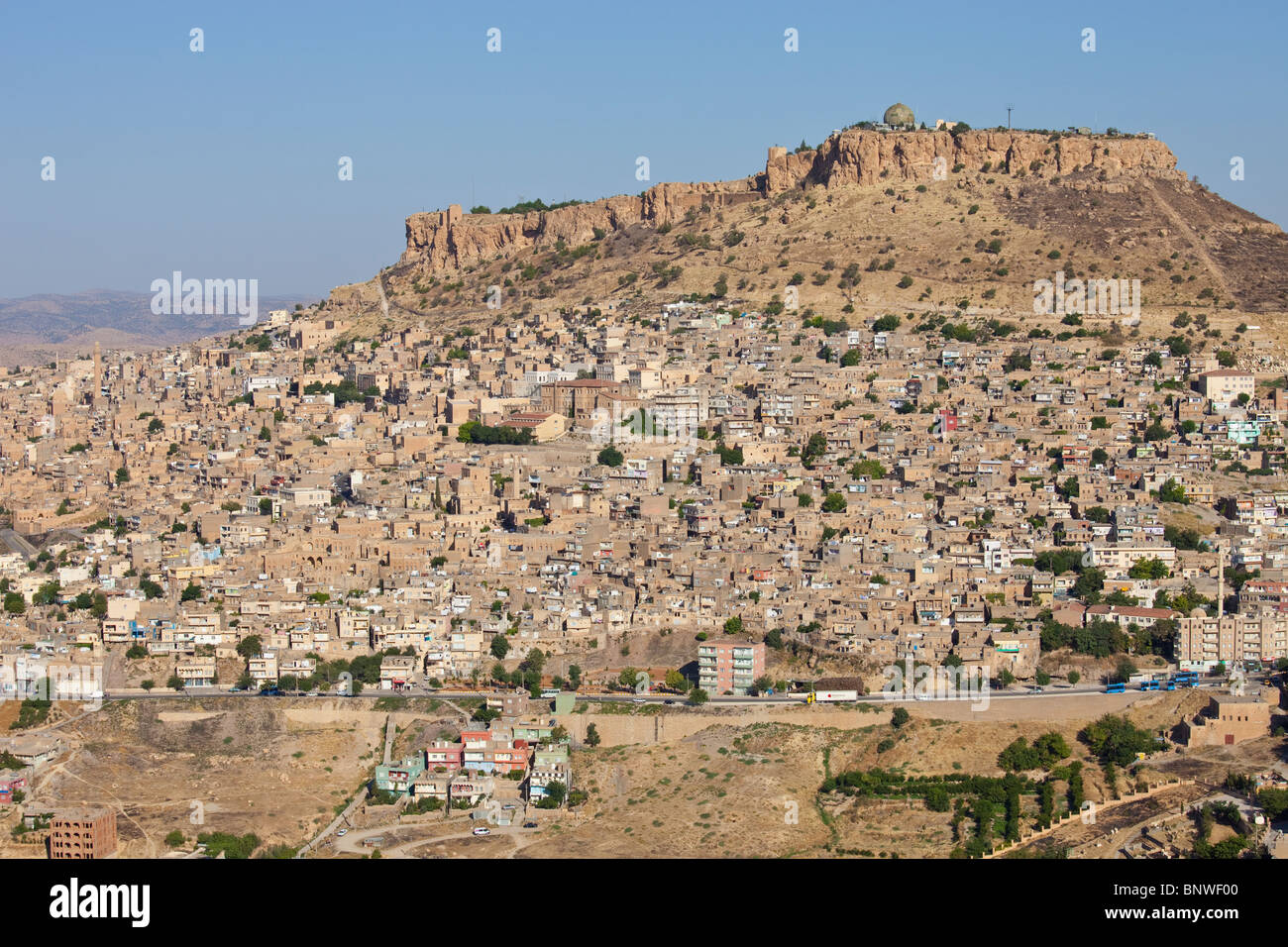Mardin Castle and Mardin, Turkey Stock Photo - Alamy