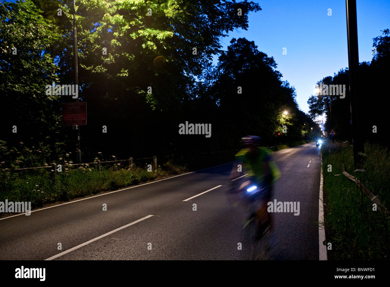 London Night Rider Stock Photo - Alamy