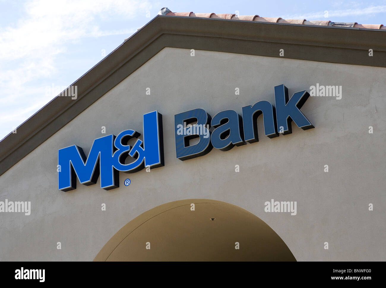 A branch of the M&I Bank Stock Photo - Alamy