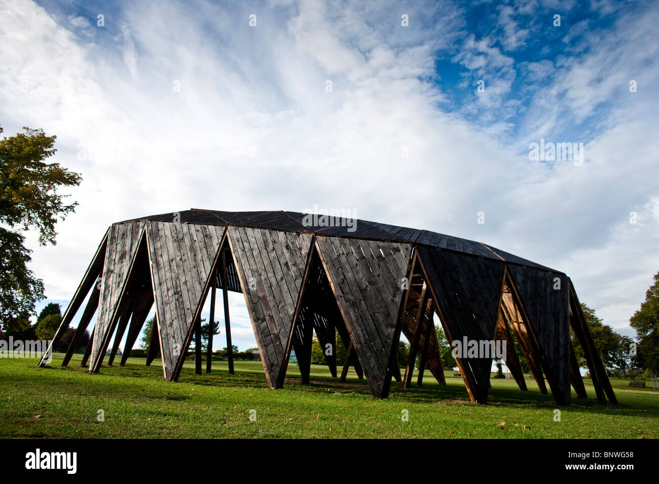 Heather and Ivan Morison Sculpture in Victoria Park, Bristol Stock ...