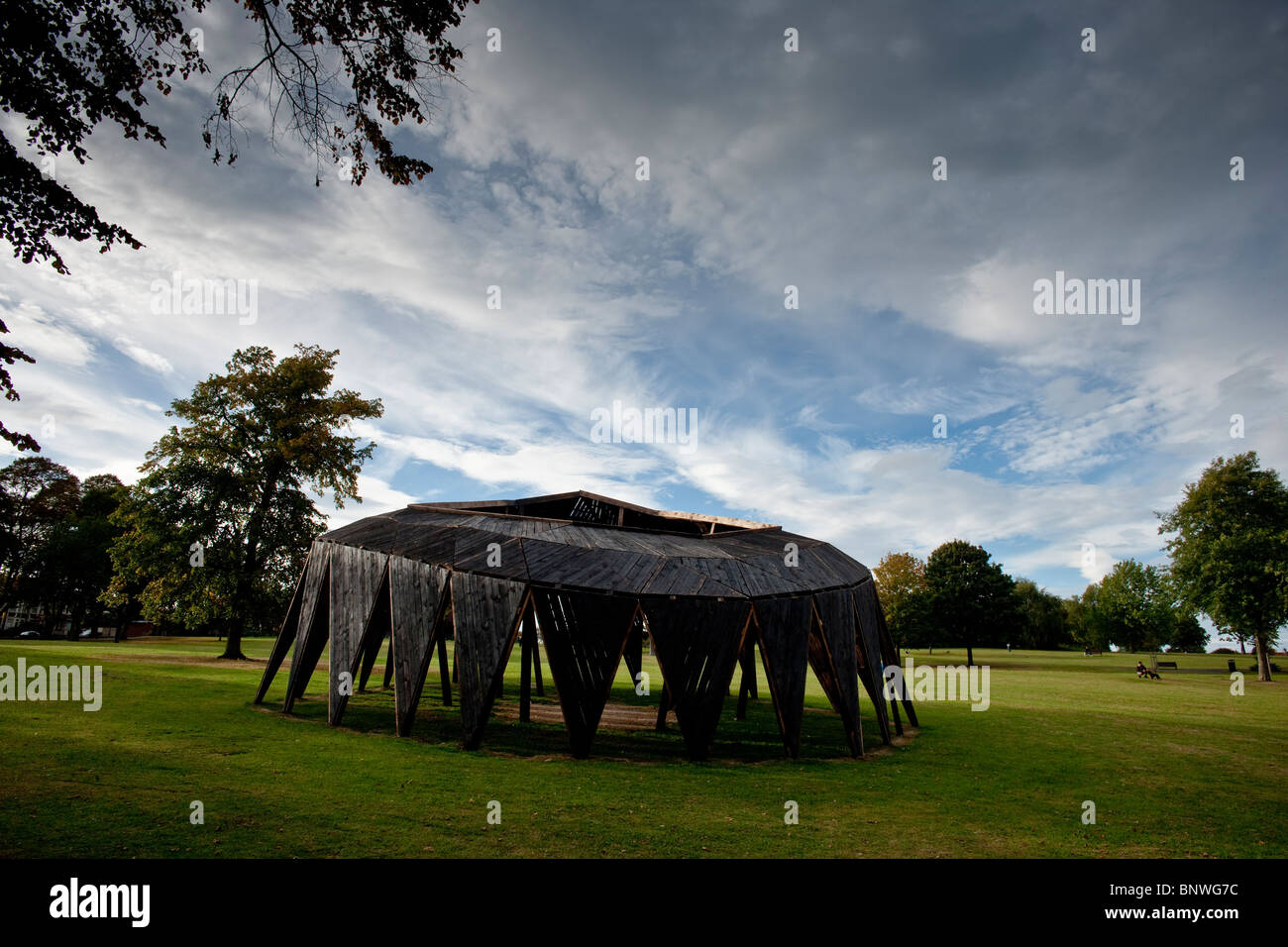 Heather and Ivan Morison Sculpture in Victoria Park, Bristol Stock ...