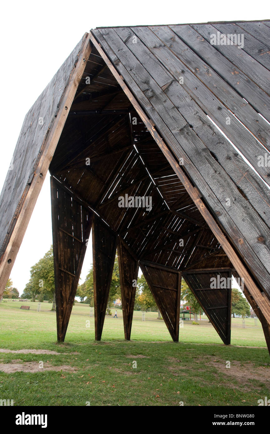 Heather and Ivan Morison Sculpture in Victoria Park, Bristol Stock ...
