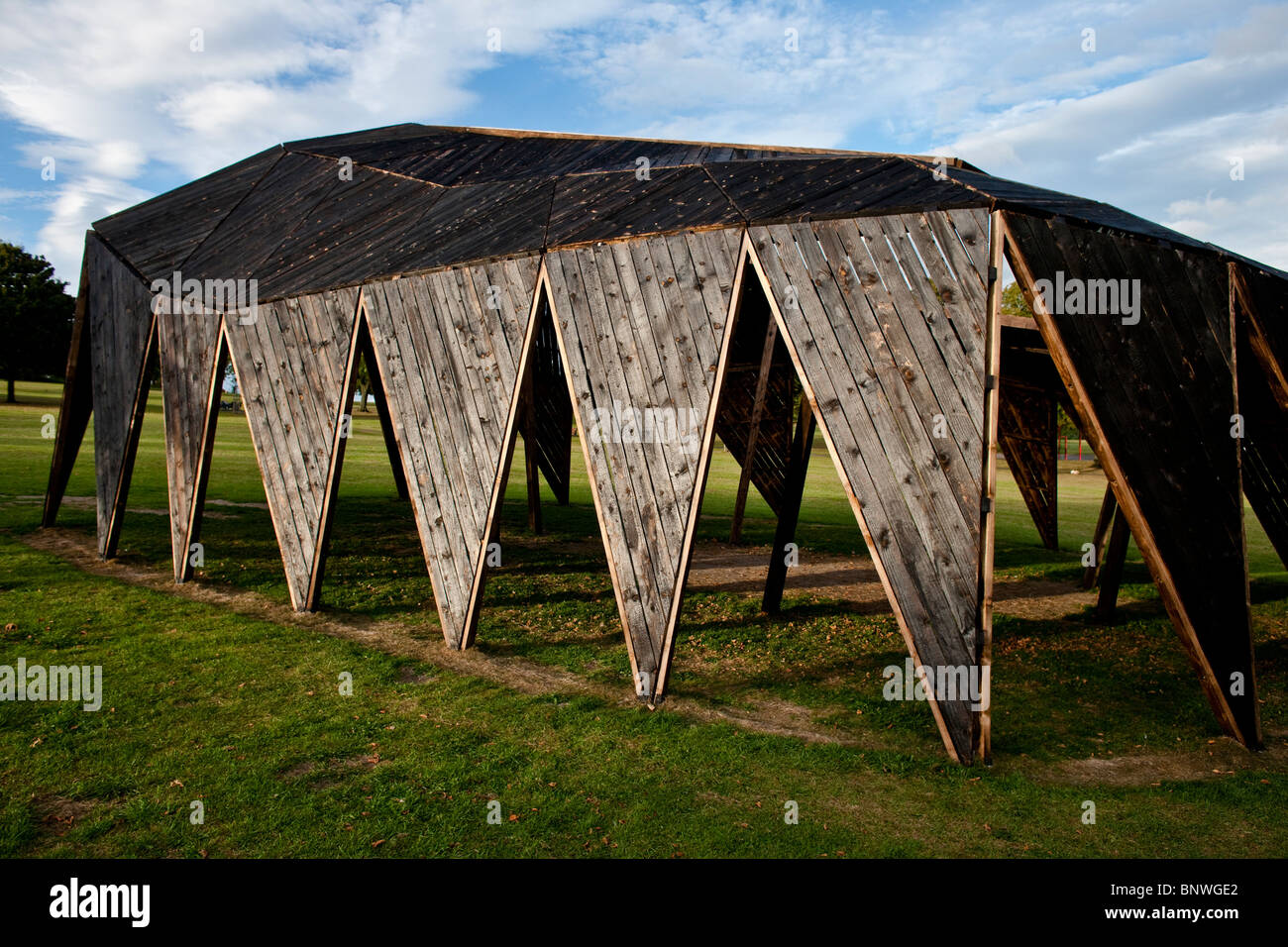 Heather and Ivan Morison Sculpture in Victoria Park, Bristol Stock ...