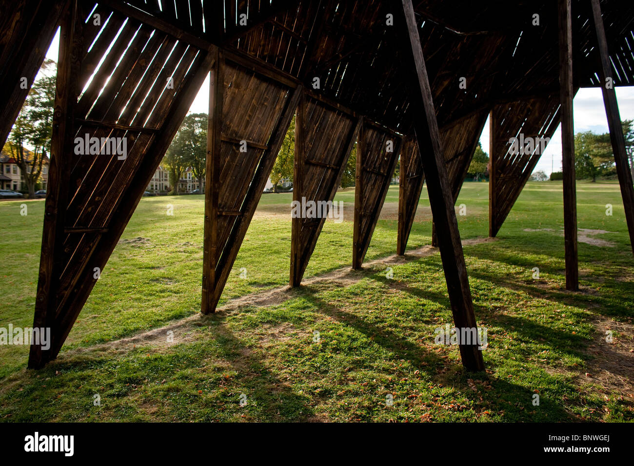 Heather and Ivan Morison Sculpture in Victoria Park, Bristol Stock ...