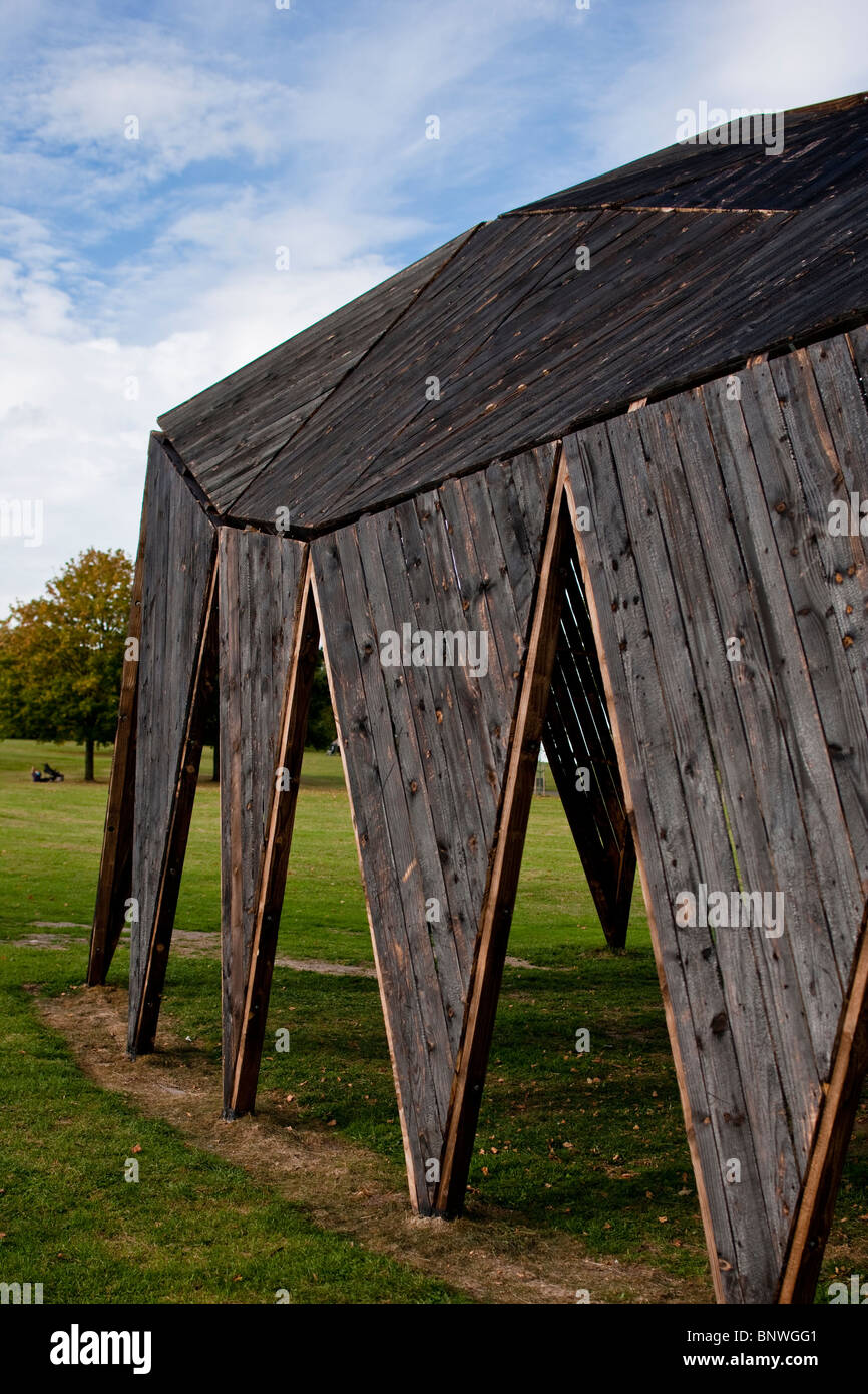 Heather and Ivan Morison Sculpture in Victoria Park, Bristol Stock ...