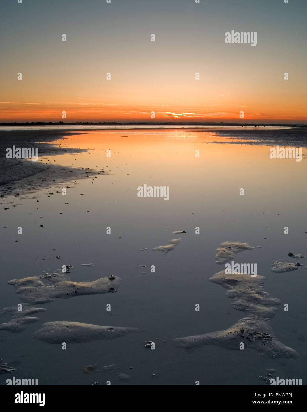 sand mounds in sunset Stock Photo - Alamy
