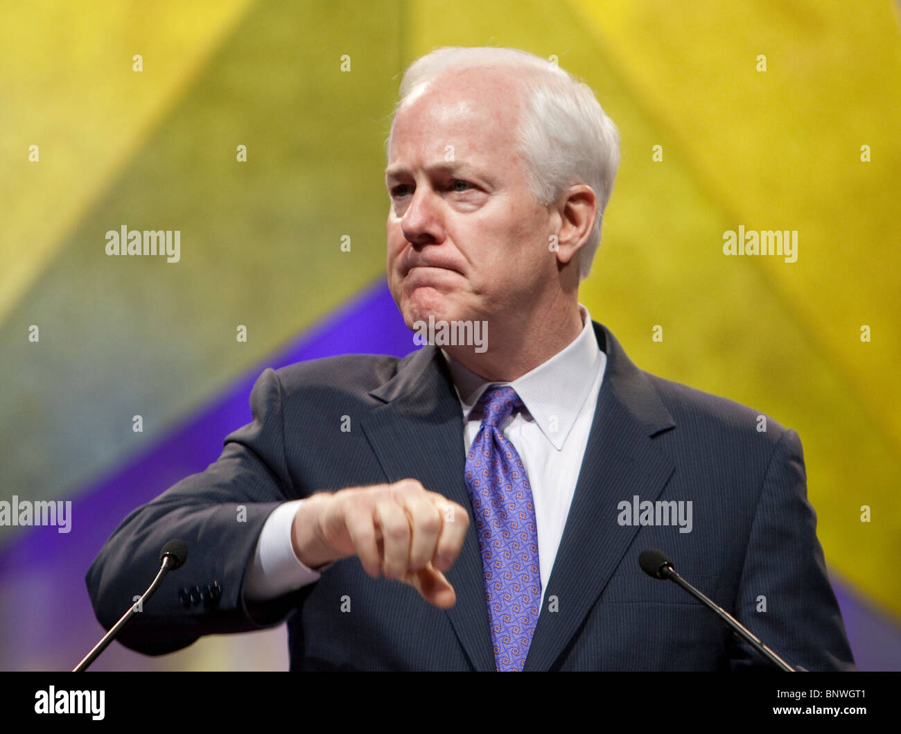 U.S. Senator John Cornyn of Texas speaks at the biannual Texas ...