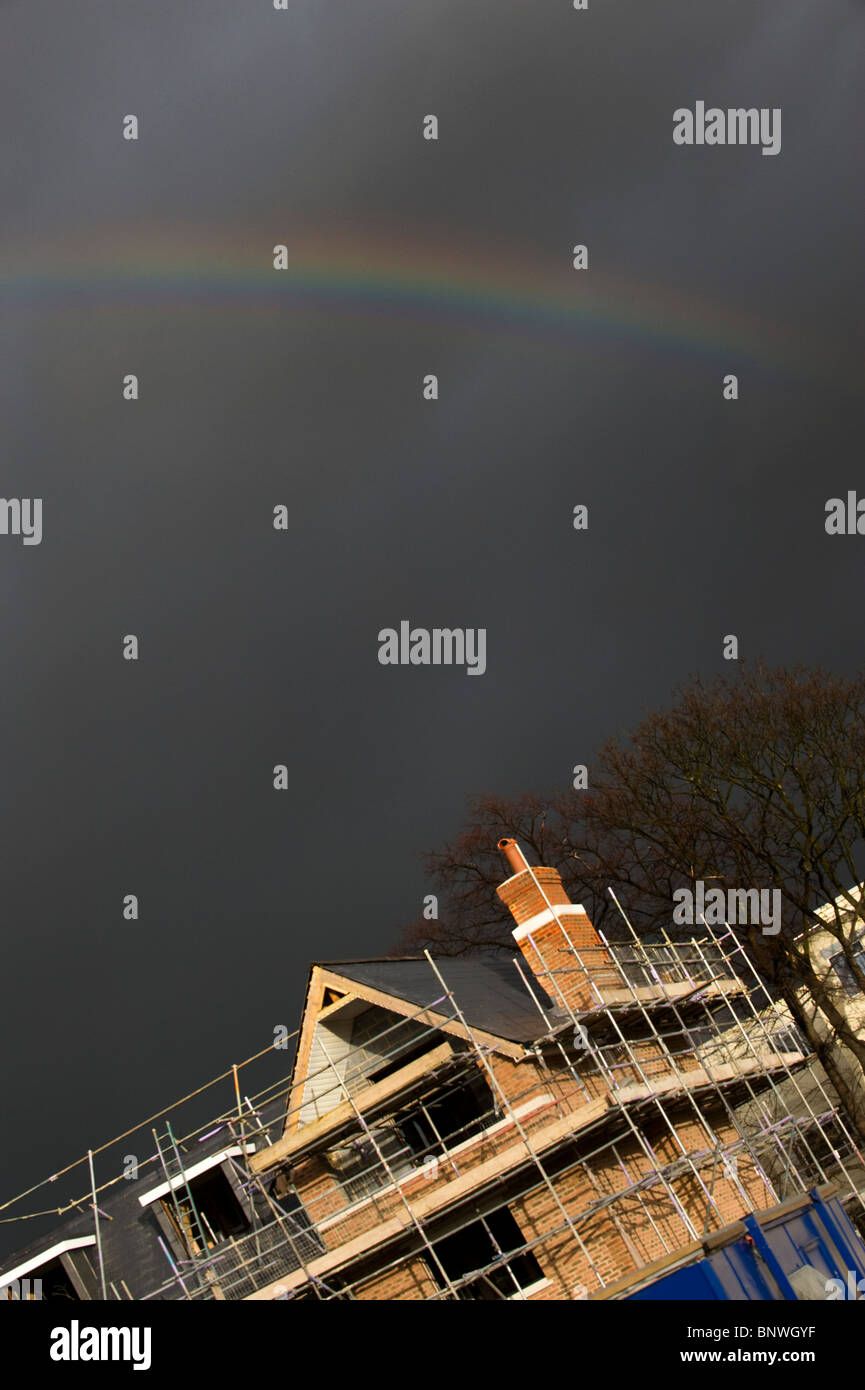 Storm clouds continue to swirl over the property sector Stock Photo - Alamy