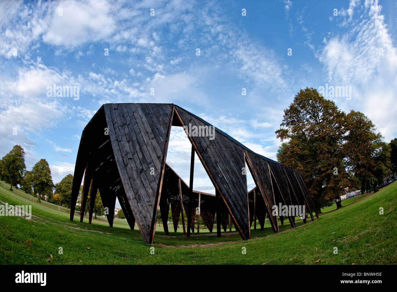 Heather and Ivan Morison Sculpture in Victoria Park, Bristol Stock ...