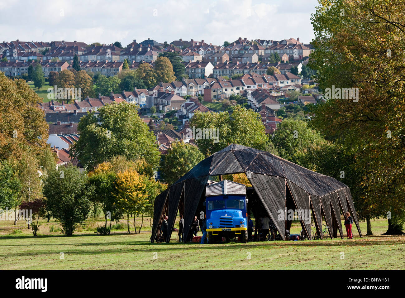 Heather and Ivan Morison Sculpture in Victoria Park, Bristol Stock ...
