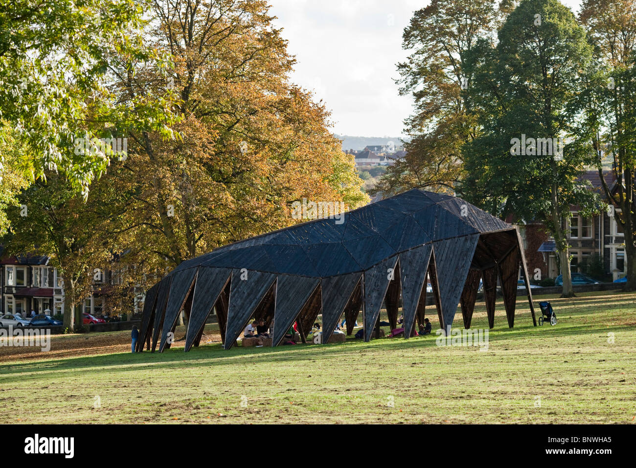 Heather and Ivan Morison Sculpture in Victoria Park, Bristol Stock ...