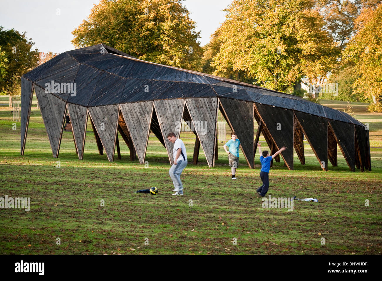 Heather and Ivan Morison Sculpture in Victoria Park, Bristol Stock ...